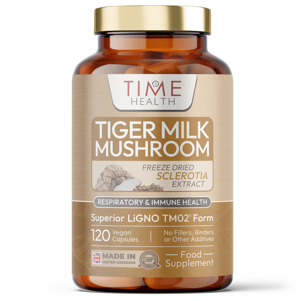 Tiger Milk Mushroom Supplement - LiGNO TM02® - 30% Polysaccharides - 60 ...