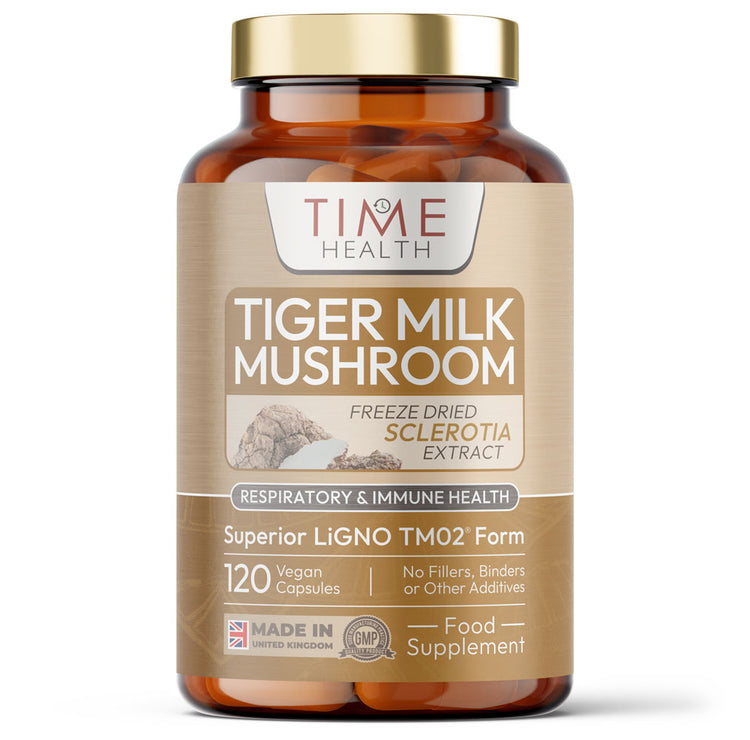 Tiger Milk Mushroom Supplement - LiGNO TM02® - 30% Polysaccharides - 60 ...