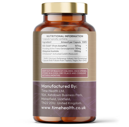 How Geranylgeraniol Supports Energy, Muscle, and Heart Health for Long